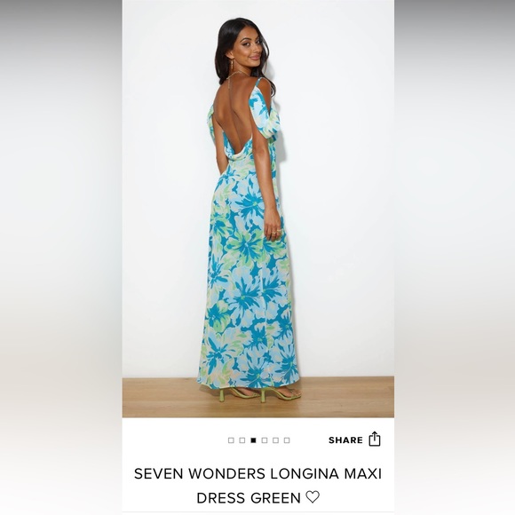 Hello Molly | Dresses | Hello Molly Seven Wonders Floral Maxi Dress ...
